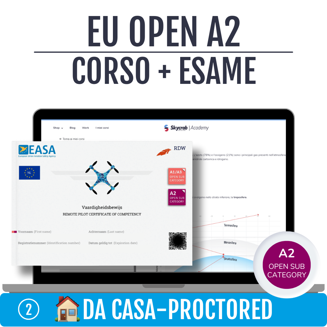 EU OPEN A2 | corso + esame online da casa
